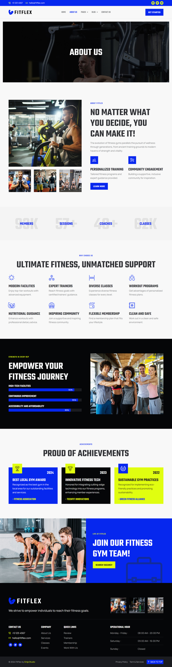 FitFlex - Fitness Gym Elementor Template Kit by emjecreative | ThemeForest